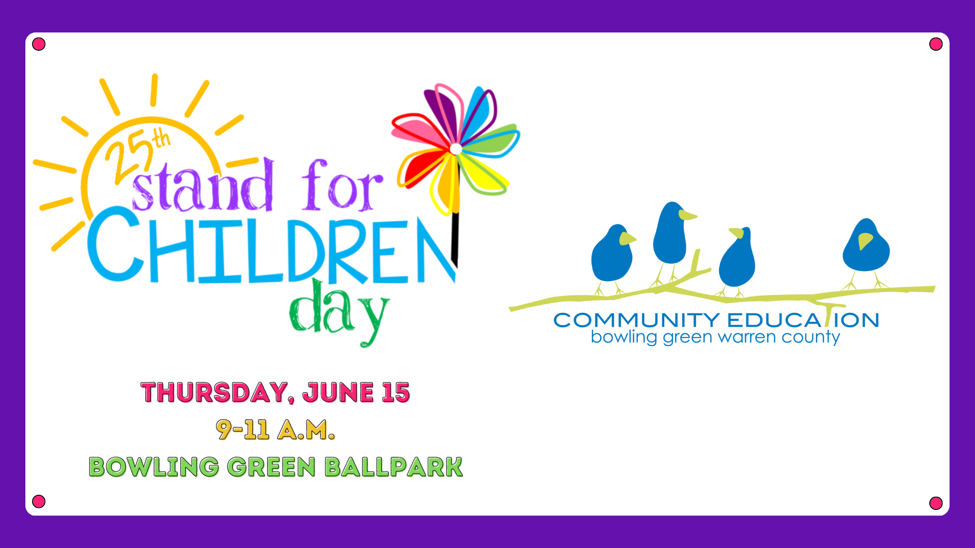 Stand for Children Day – Bowling Green – Warren County Community Education